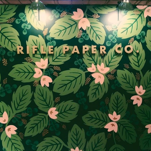 Rifle Paper Co. Mural - Making it Lovely